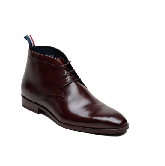 Ben Sherman London Brush Off Leder Herren braune Stiefel